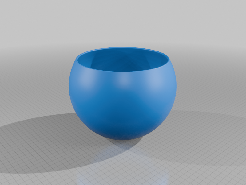 Full Size Fish Bowl Aquarium for Pet Fish MineeForm FDM 3D Print STL ...