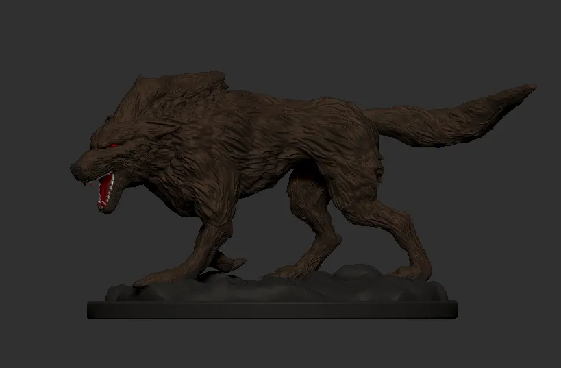 Warg Wolf by 3DPau | Download free STL model | Printables.com