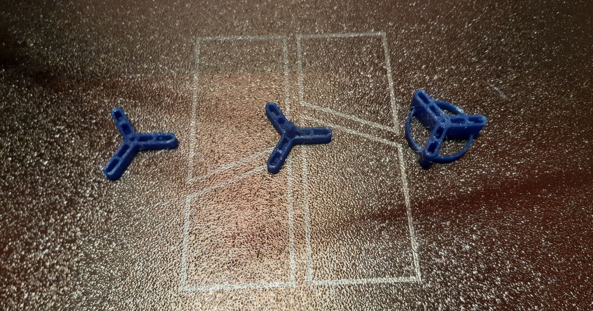 BRB Hexagon Tile Spacer 3mm by Contraptor Lab | Download free STL model ...