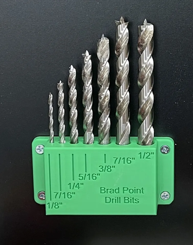 Brad Point Drill Bits by hal | Download free STL model | Printables.com