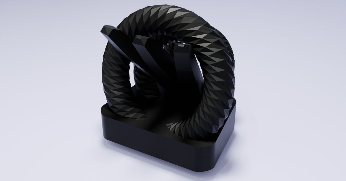 Torus spiral by CPRINTED | Download free STL model | Printables.com