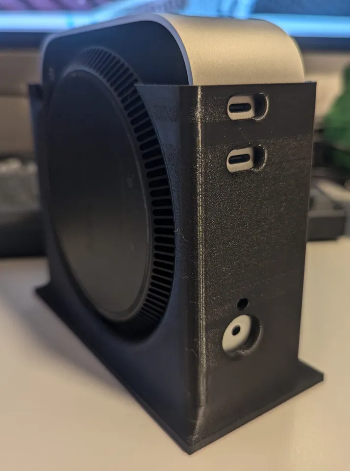 M4 Mac Mini Vertical Stand by Marco | Download free STL model ...