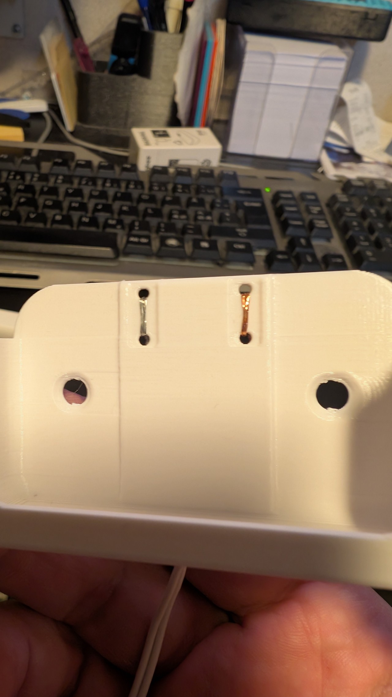 Wall mount for IKEA Badring water sensor, with the option of attaching ...