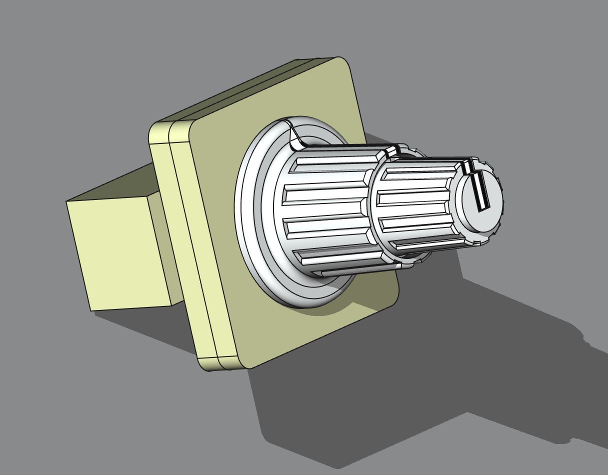 A320 MIP Lighting Panel ND Brightness Knob par Mark Ayton [MANTOGA ...