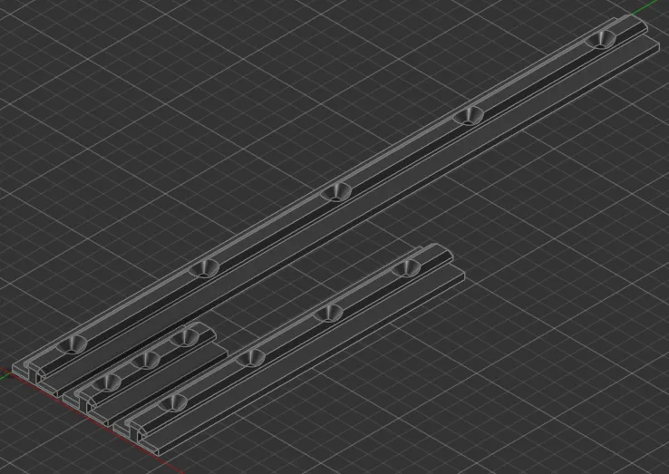 Aluminium Extrusion Sliders by Paultier02 | Download free STL model ...