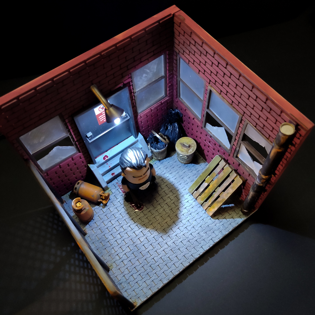 Diorama for Wekster Punisher Mini Dude by The3Dprinting | Download free ...