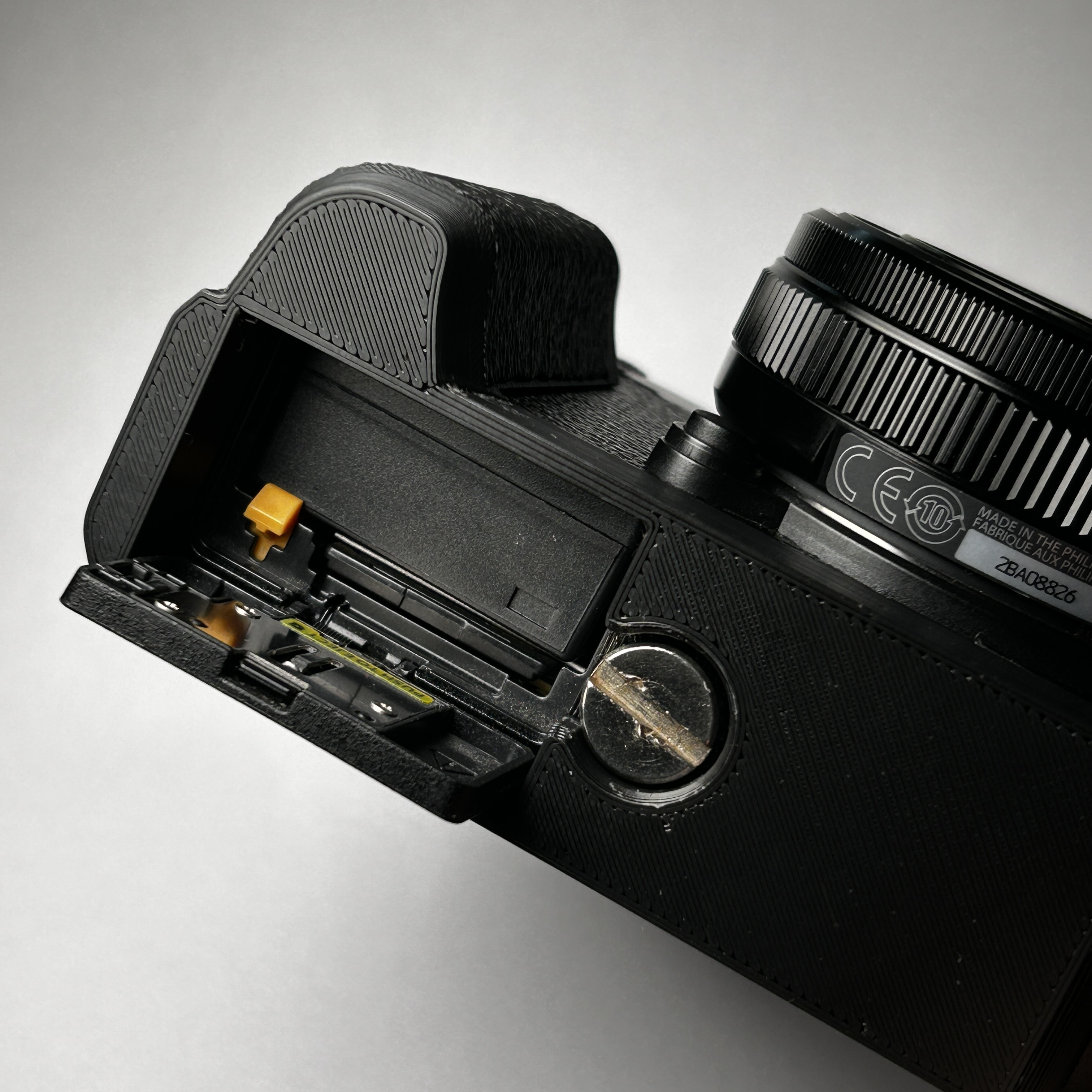 Fujifilm X-E4 Grip + battery/SD card door access by Cory Schmitz ...