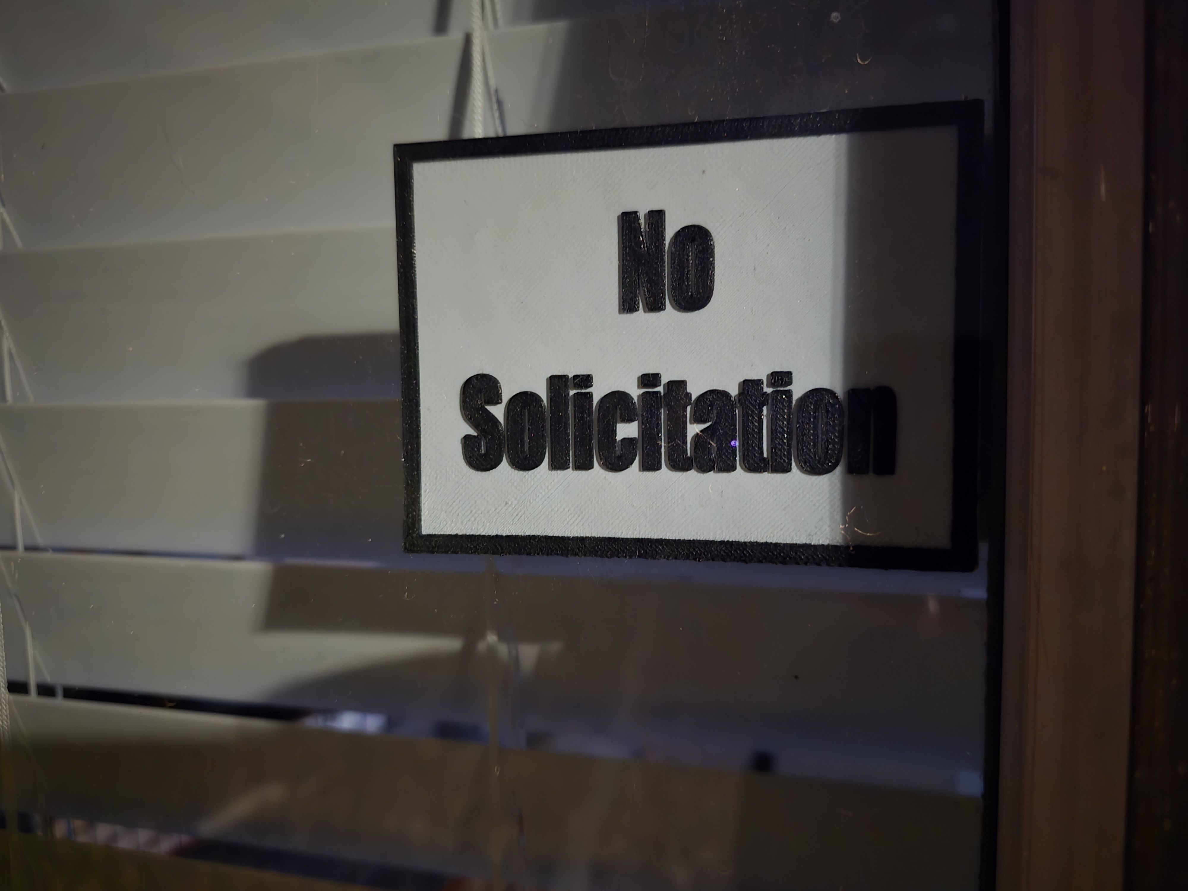 No Solicitation sign by Donotshake | Download free STL model ...