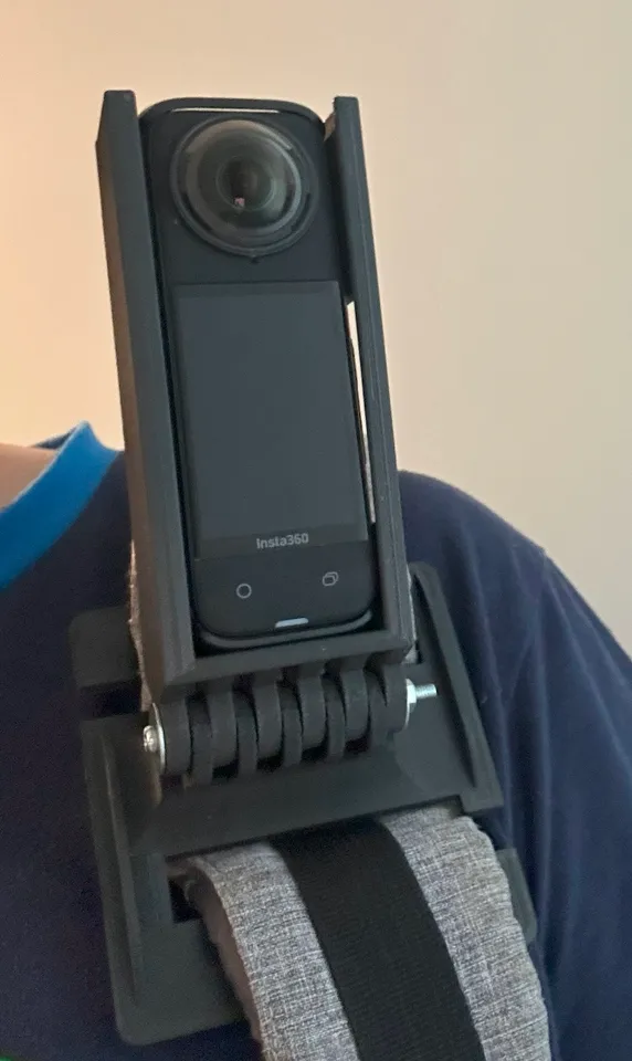 insta360 x4 backpack camera mount by Robert Cook | Download free STL ...