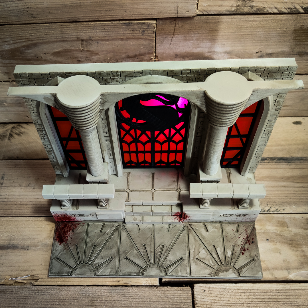 Fighting Arena Diorama for Mini Dudes by Wekster - No minis included by ...