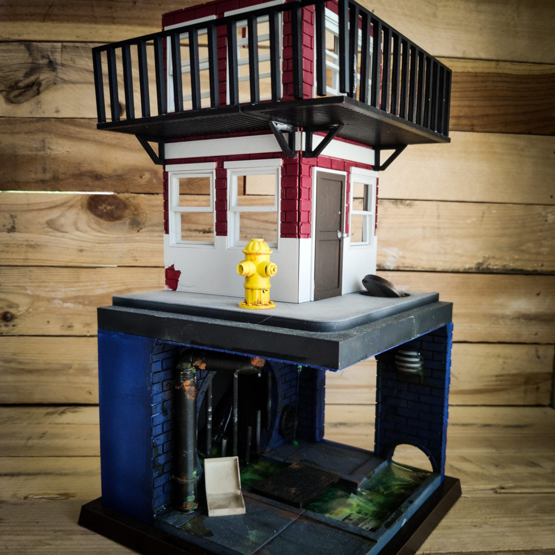 Sewer and building Diorama - No Minis included by The3Dprinting ...