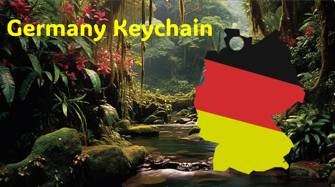 Germany Keychain by Skar | Download free STL model | Printables.com