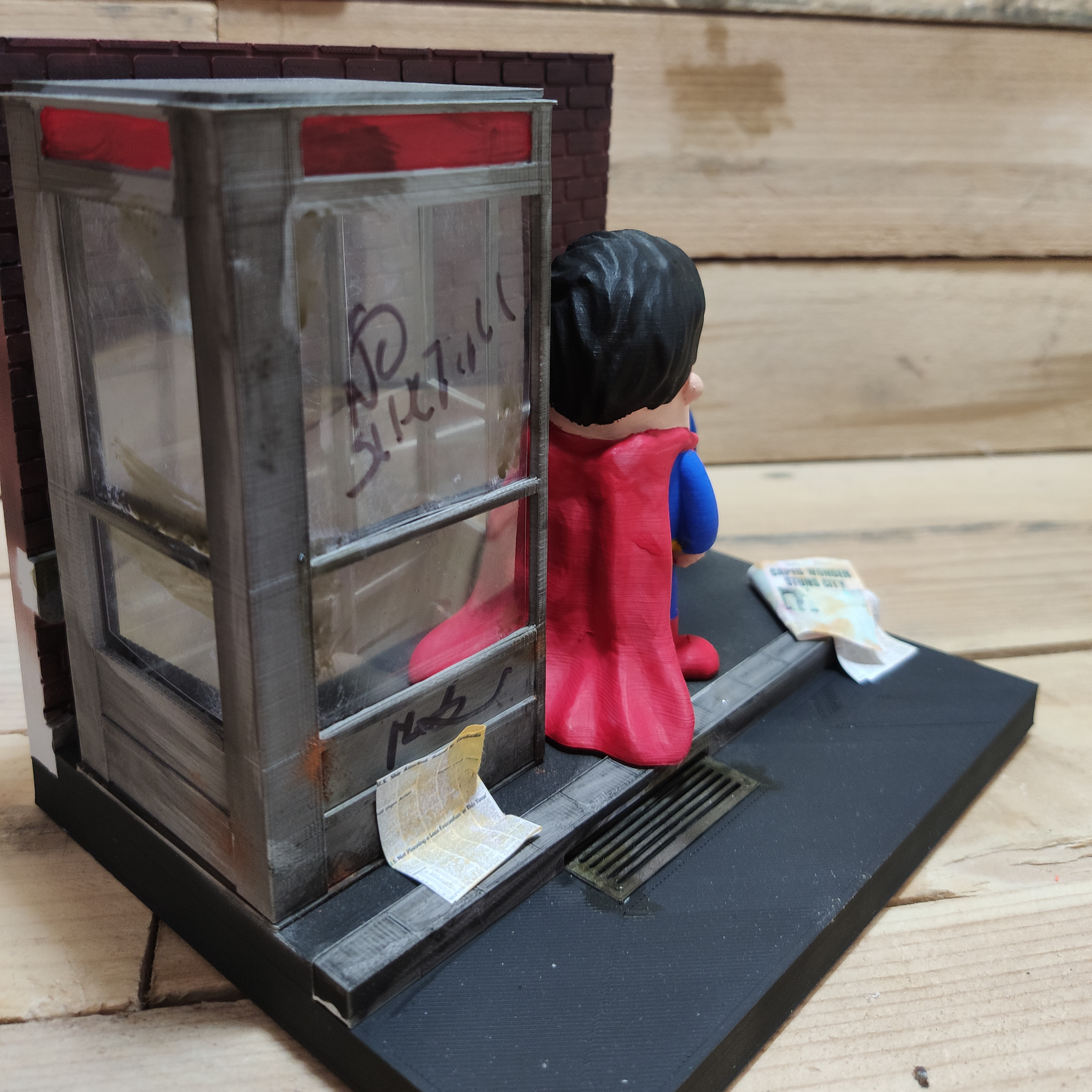 Mini Dude Diorama - Super Hero Figurine not included by The3Dprinting ...