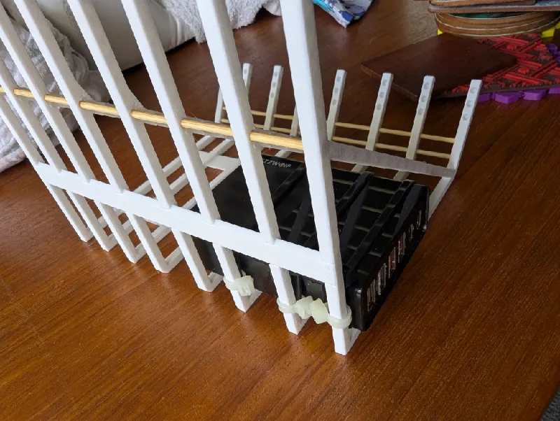 Customisable Bamboo Skewer Charging Station by Keen | Download free STL ...