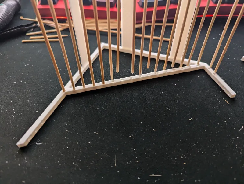 Customisable Bamboo Skewer Charging Station by Keen | Download free STL ...