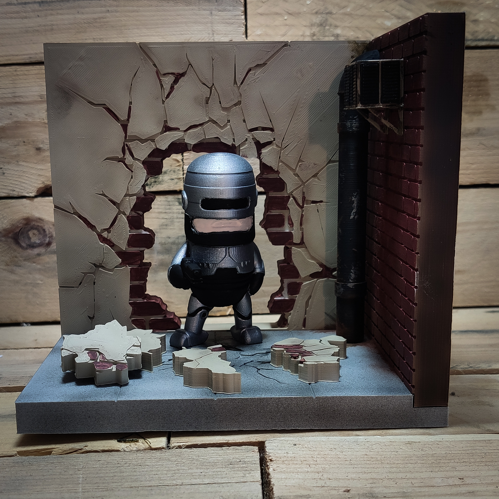 Diorama for Mini Dude - Mini Law enforcement Unit not included by ...