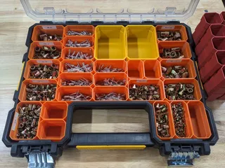 DeWalt / Stanley stackable shallow parts organizer trays by mhzizzi ...
