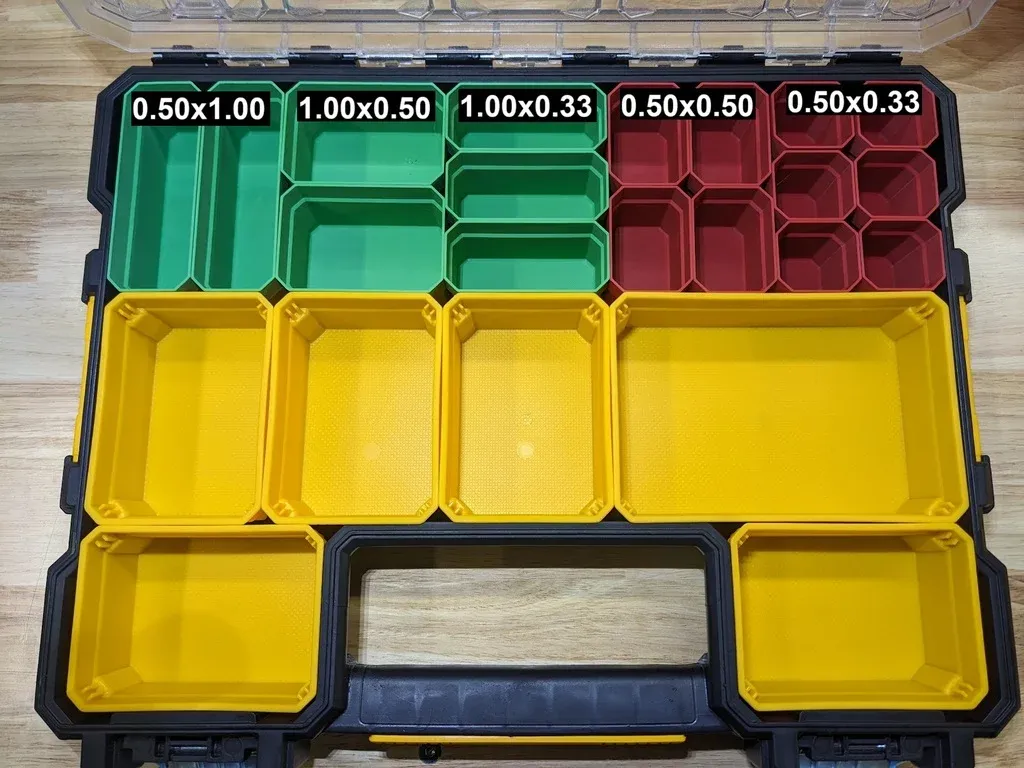 DeWalt / Stanley stackable shallow parts organizer trays by mhzizzi ...