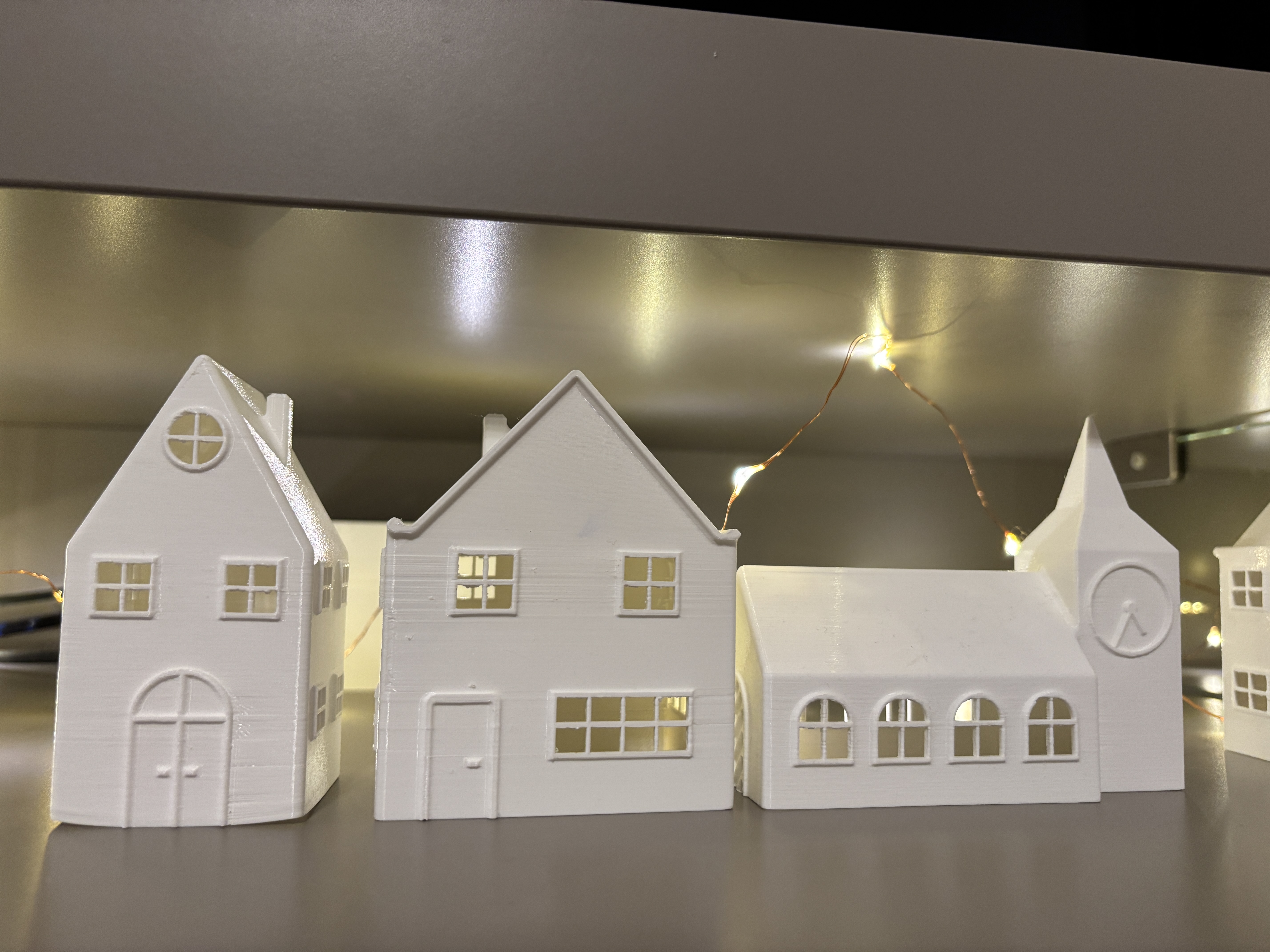 Christmas Town, Simple hollow Buildings by Mr.(Pr)interesting ...
