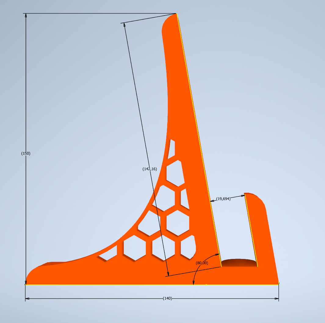 Laptop stand by Nokaah_Noktar | Download free STL model | Printables.com