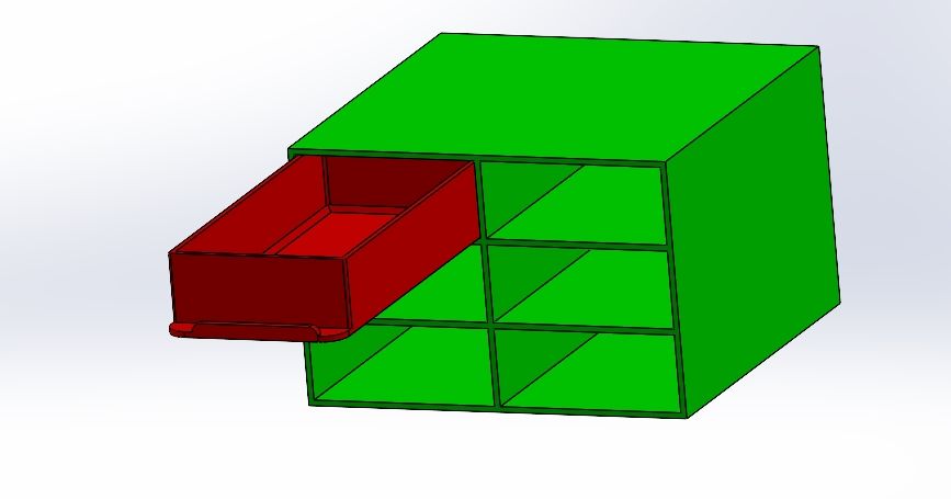 box of 6 cells organizer by X-at TM | Download free STL model ...