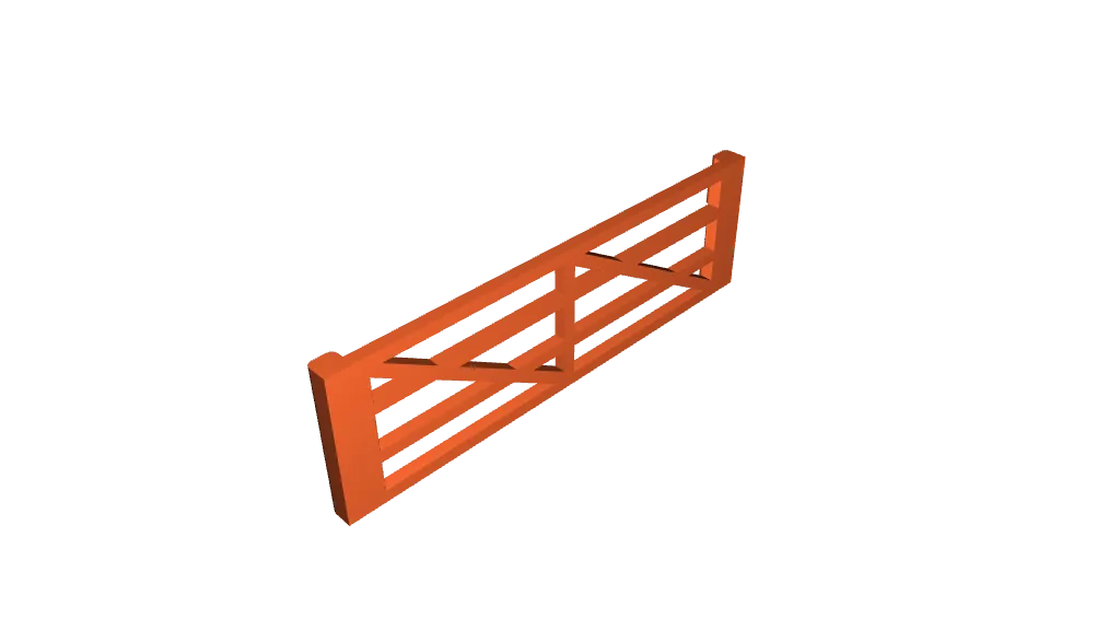 Model field gate by Kenty94 | Download free STL model | Printables.com