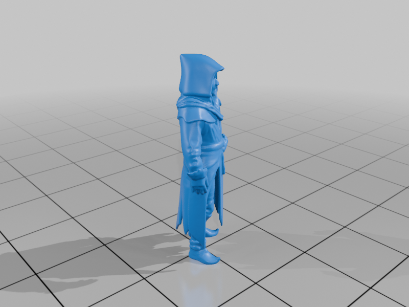 28mm DND Fantasy Miniature Young Rogue Child with Hood MineeForm FDM 3D ...