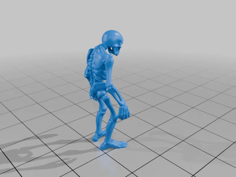 28mm DND Fantasy Mini Classic Undead Skeleton Figure MineeForm FDM 3D ...