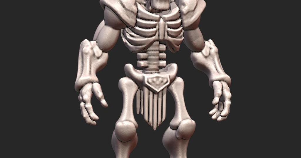 28mm DND Skeleton Defender in Ancient Armor Fantasy Miniature MineeForm ...
