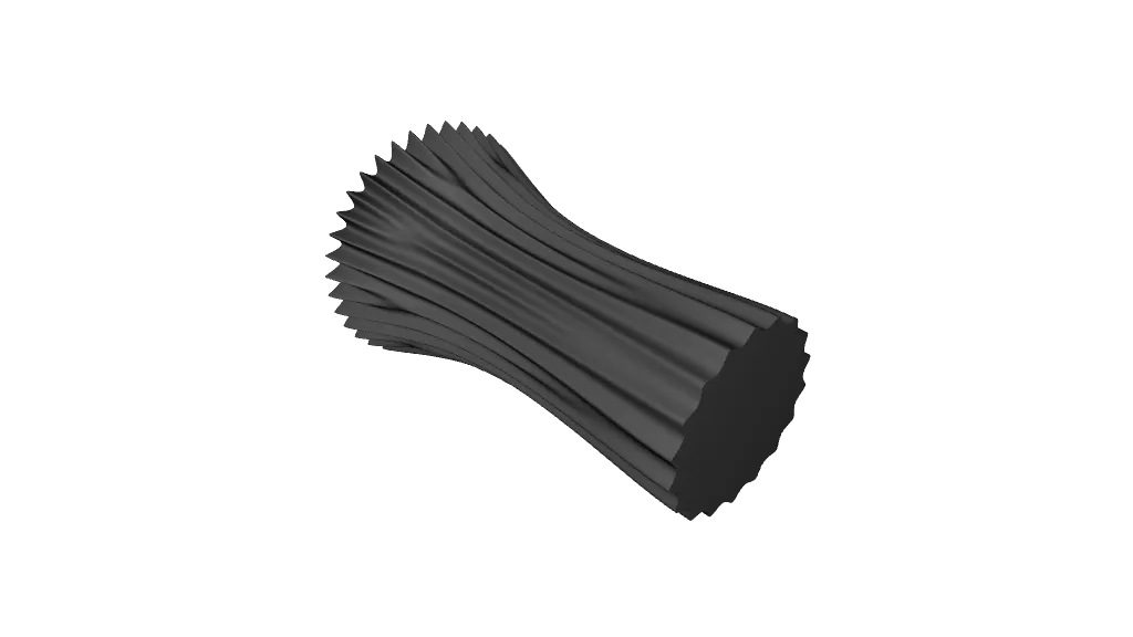 Vase - Crenulated Flower by Peter C | Download free STL model ...
