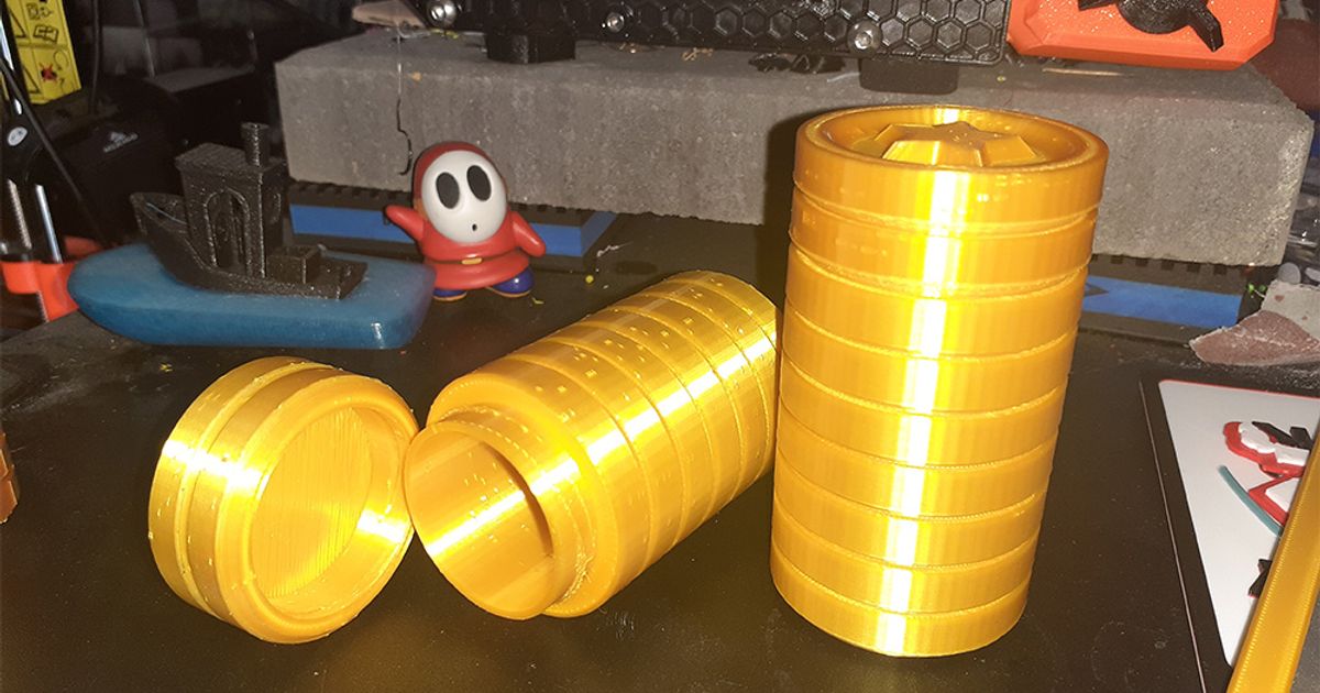 Coin Tower Storage Container by 3DTwinkie | Download free STL model ...