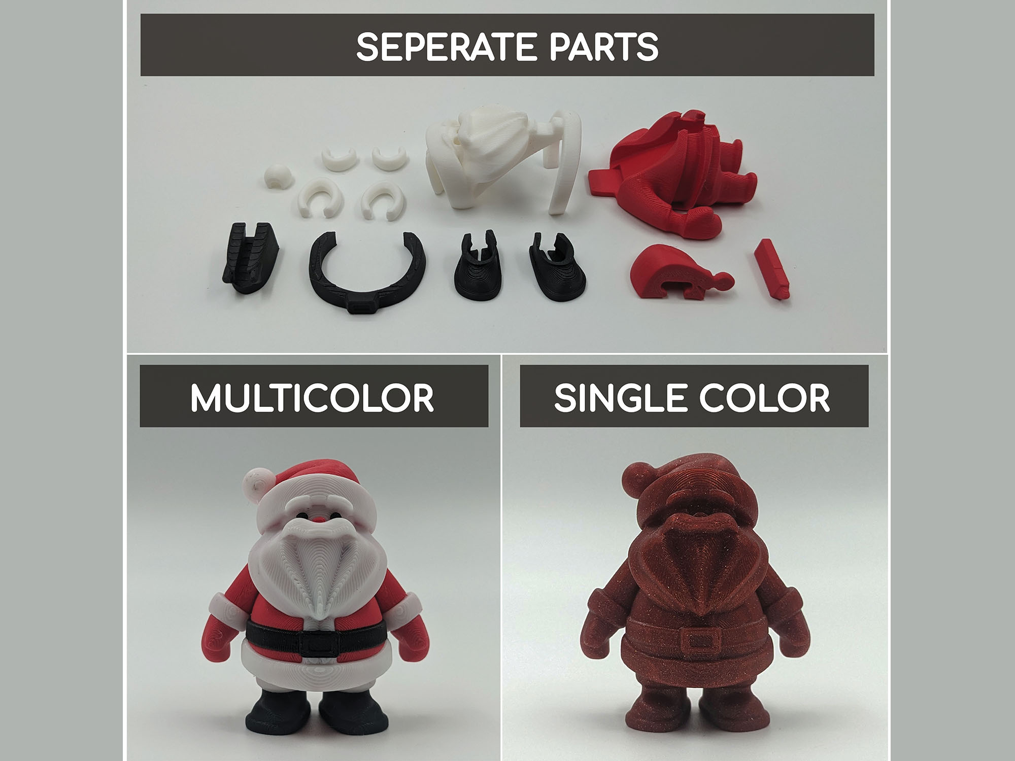 Build a christmas santa - Standing version by LayerModels | Download ...