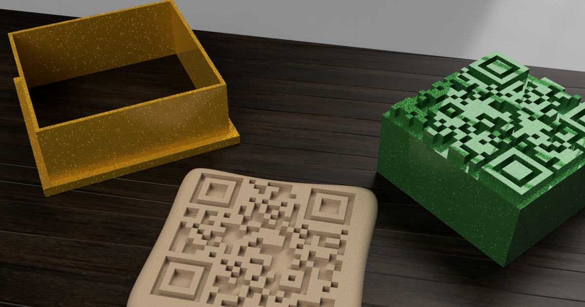 QR cookie by Tomek | Download free STL model | Printables.com