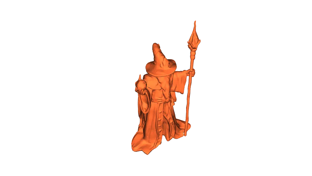 Wizard RPG Miniature by Keina | Download free STL model | Printables.com