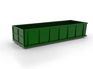 Scale Industrial Garbage Dumpster by Henry Levesque | Download free STL ...