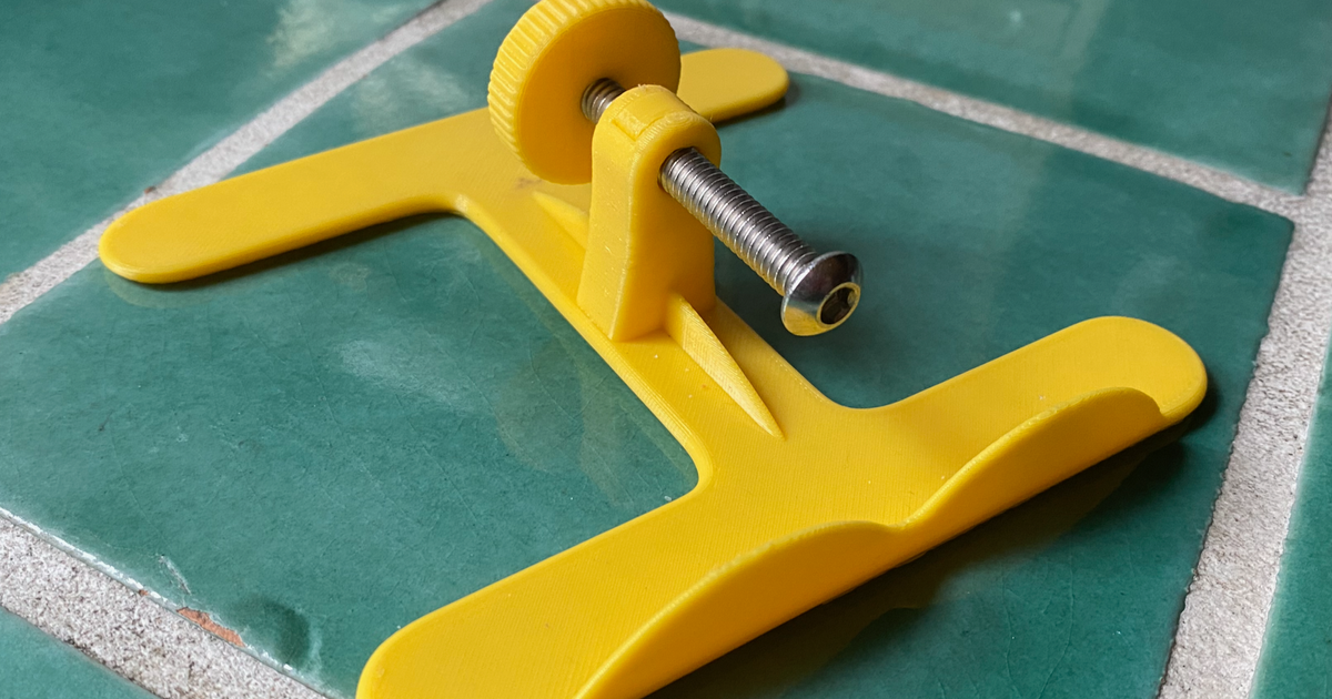 Adjustable Tablet Holder by PeteJ | Download free STL model ...