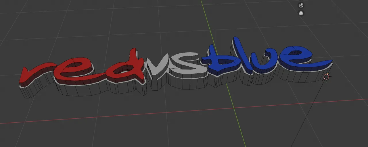 Red VS Blue Logo by Treb | Download free STL model | Printables.com