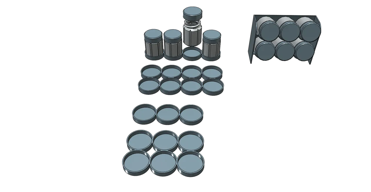 Spice Jar spice jar by REDZC | Download free STL model | Printables.com