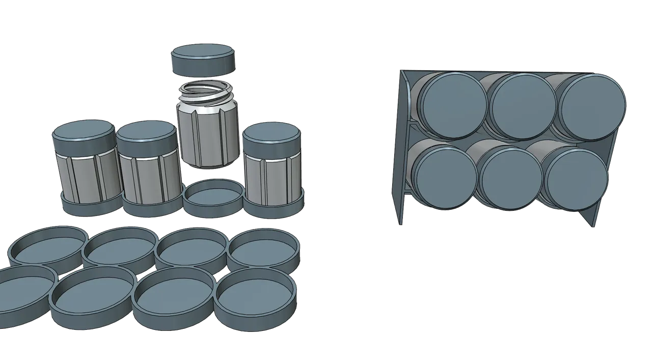 Spice Jar spice jar by REDZC | Download free STL model | Printables.com