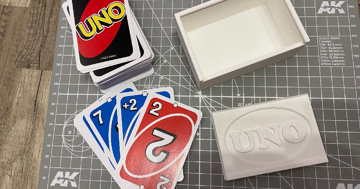 Card box UNO by Lexikon | Download free STL model | Printables.com