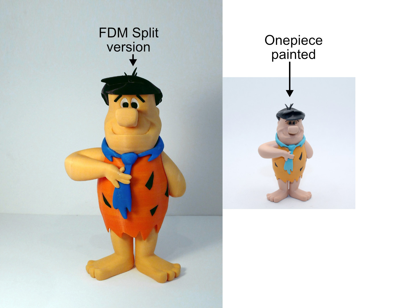 Fred Flintstone - Onepiece by reddadsteve | Download free STL model ...