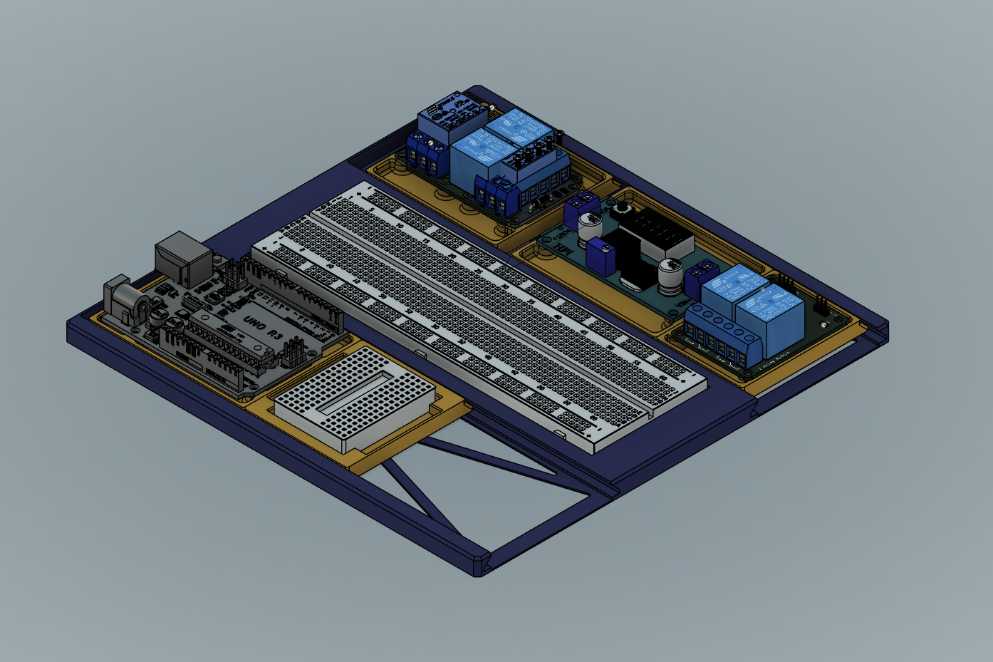 Modular Electronics Station / Dev Board by G-Rath | Download free STL ...