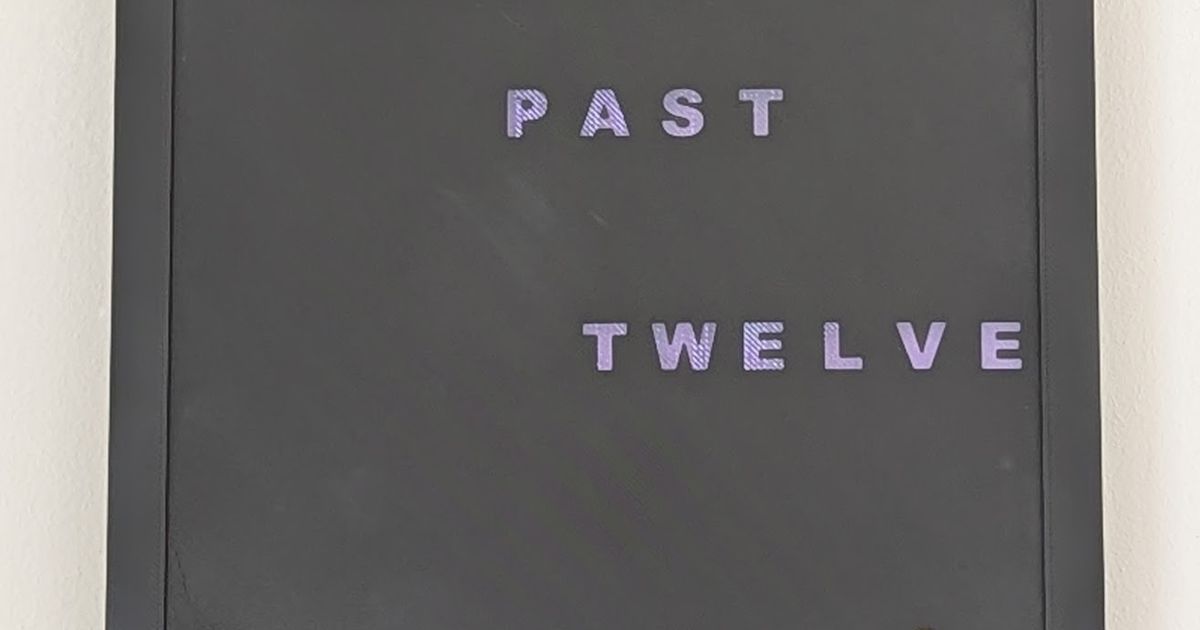 Customizable Word Clock for Home Assistant / ESPHome by JohnOldman ...