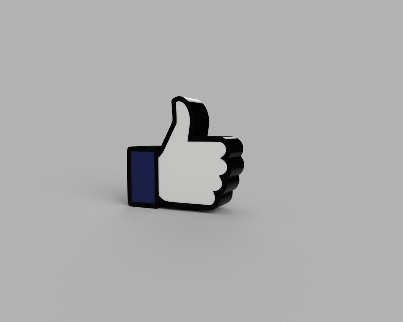 Facebook like lightbox by bartosz brodala | Download free STL model ...