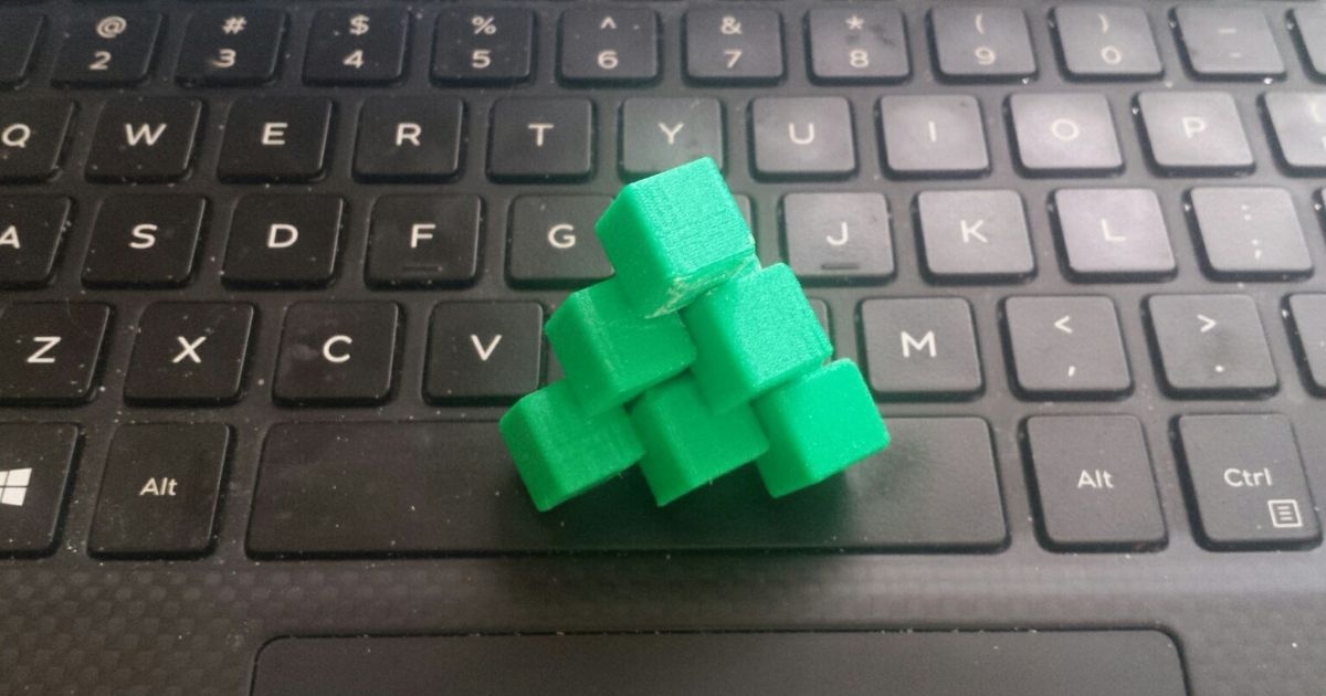 Three Piece Interlocking Tetrahedron Puzzle (Stewart Coffin) by A26 ...