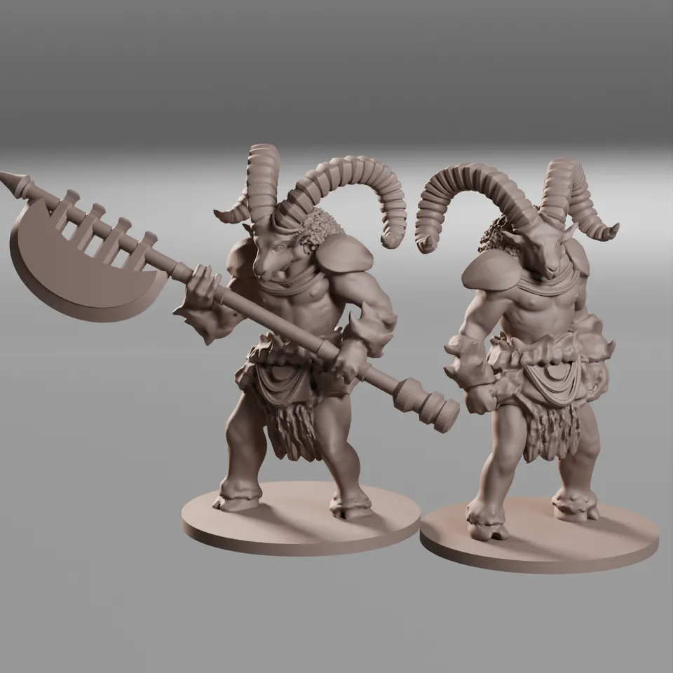 Ram demon miniatures by nahojjjen | Download free STL model ...
