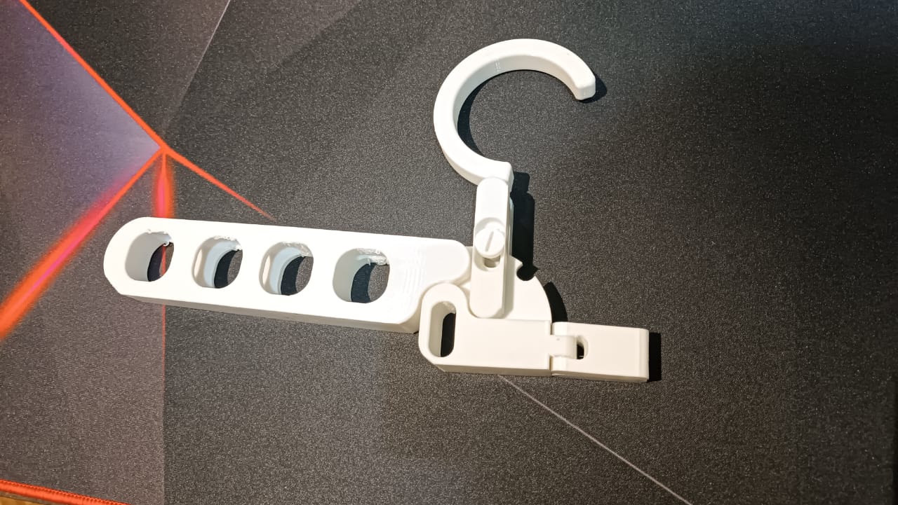 Hanging rack for hangers by ANKor | Download free STL model ...