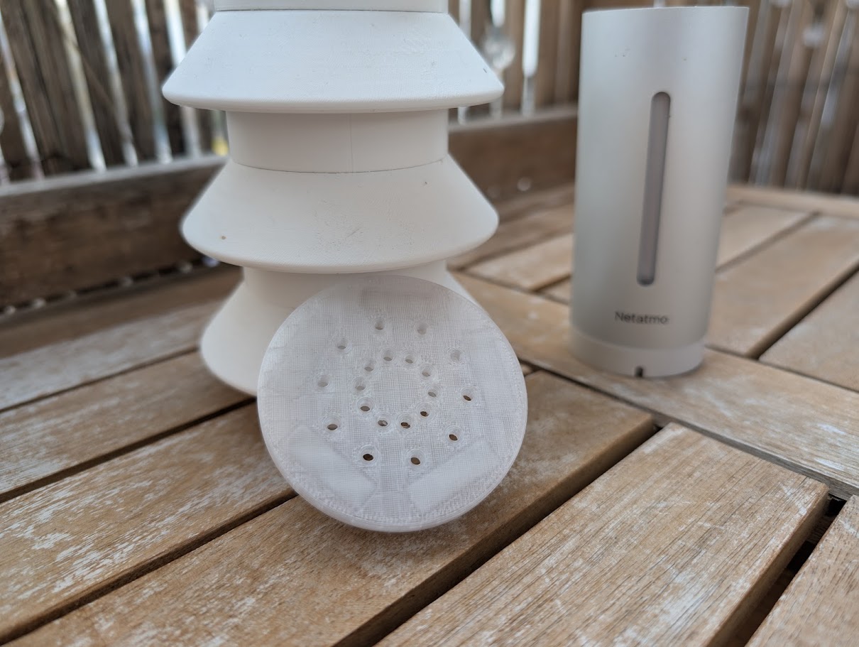 Netatmo outdoor module - magnetic bottom by RaQic | Download free STL ...