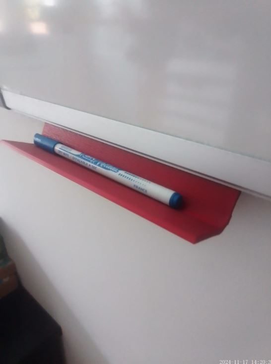 pencil rest for whiteboard by NikoFly | Download free STL model ...