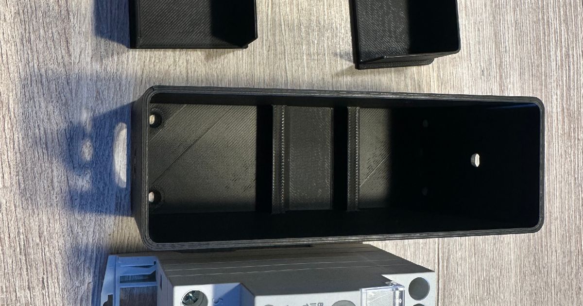 DIN Box (with internal rail), for power supply / transformator by ...